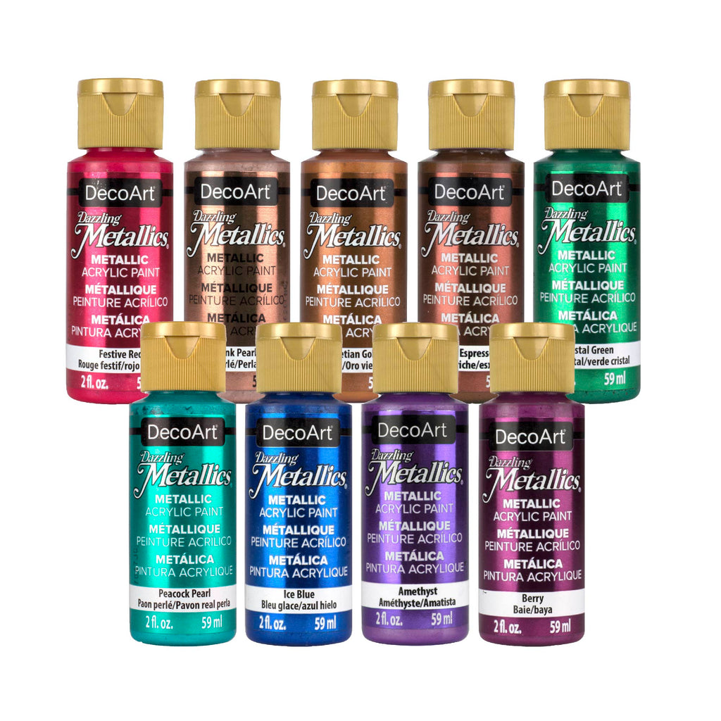 Dazzling Metallics Bold Metallic Paint Set | DecoArt