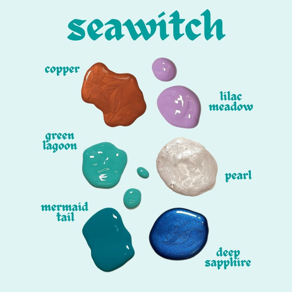 Seawitch Trend Color Palette Acrylic Paint Set
