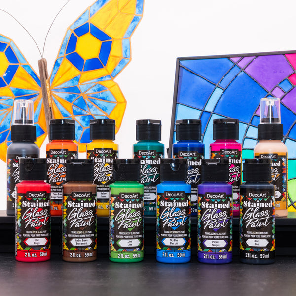 Stained Glass Paint Complete Set