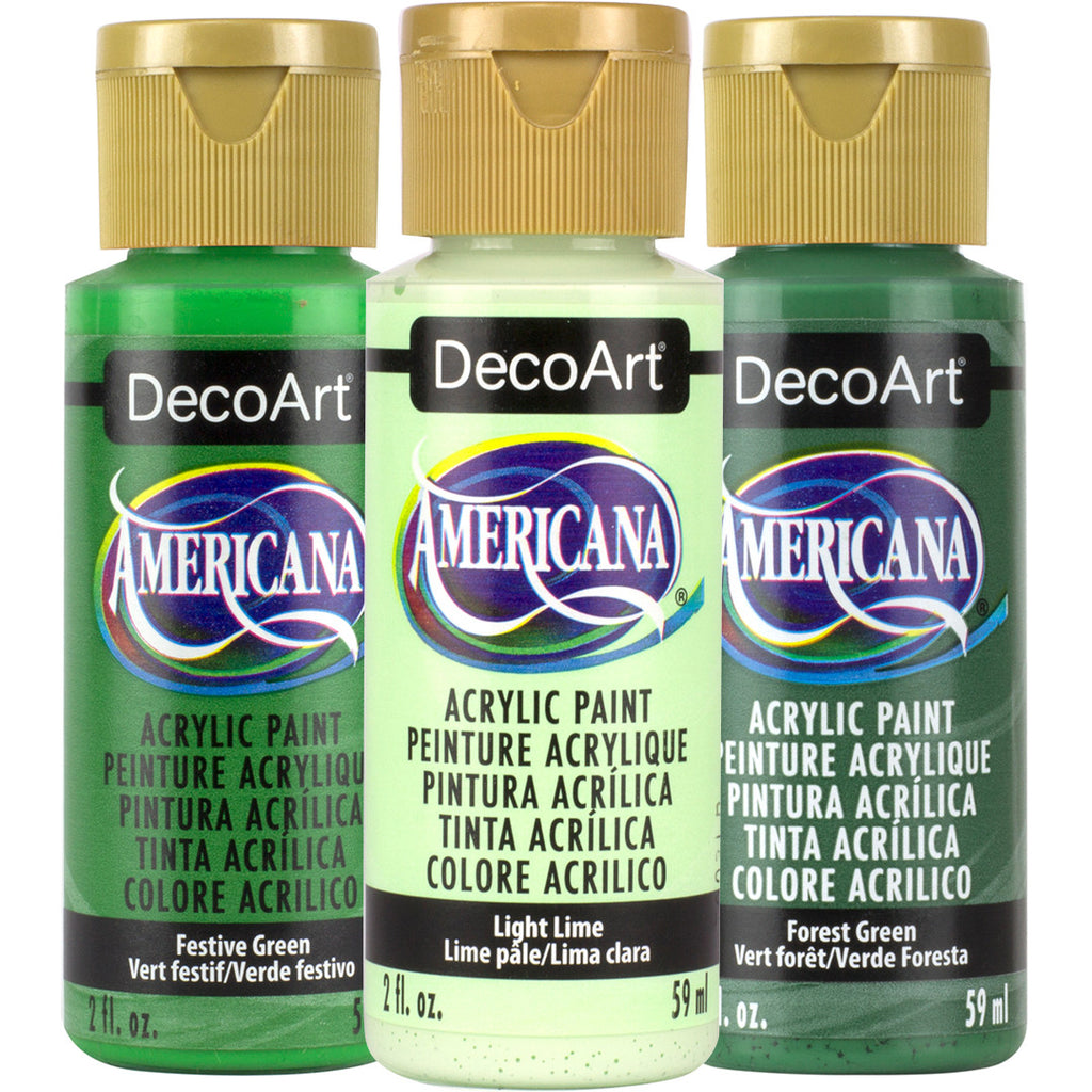 Americana Acrylics Greens | DecoArt - Acrylic Paint